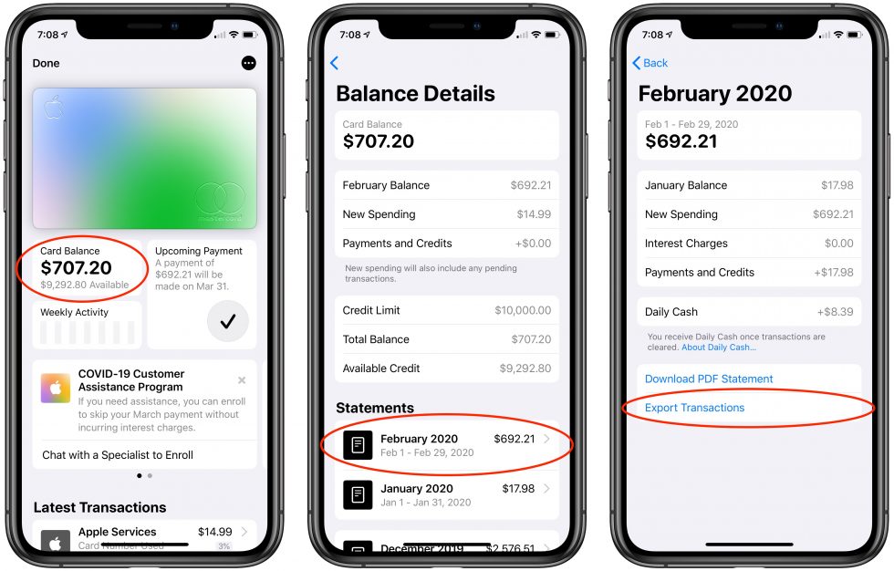 You Can Now Export and Download Apple Card Statements | Computer Hardware